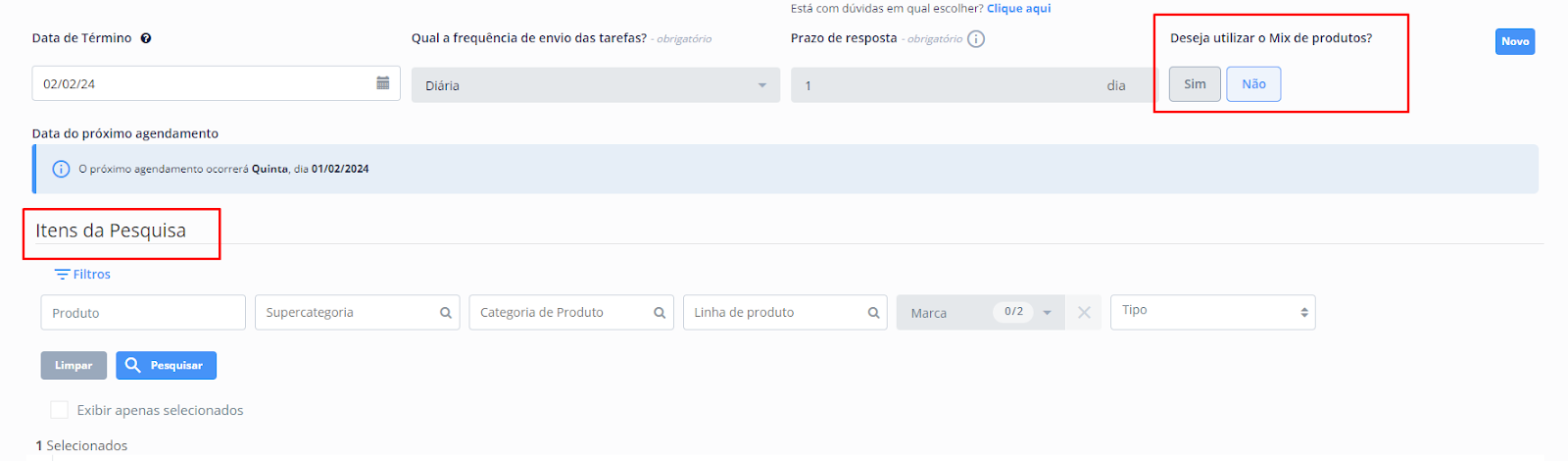 Configurar o agendamento de tarefas – Involves Stage - Central de Ajuda