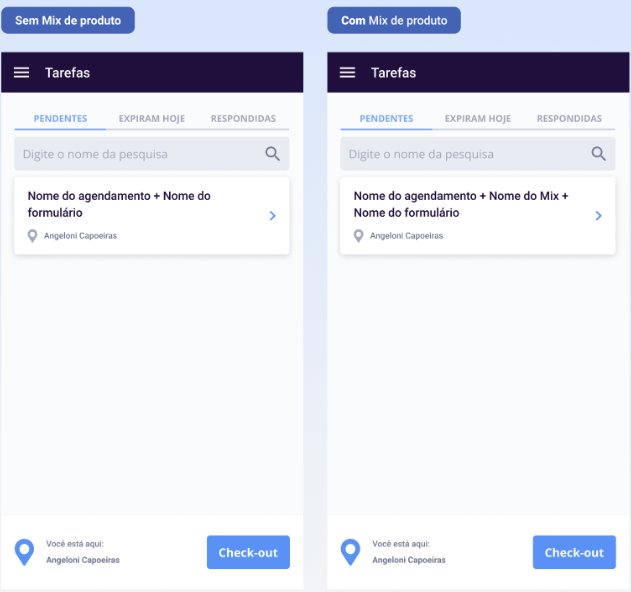 Exibição do nome das Tarefas no App do Involves Stage – Involves Stage ...